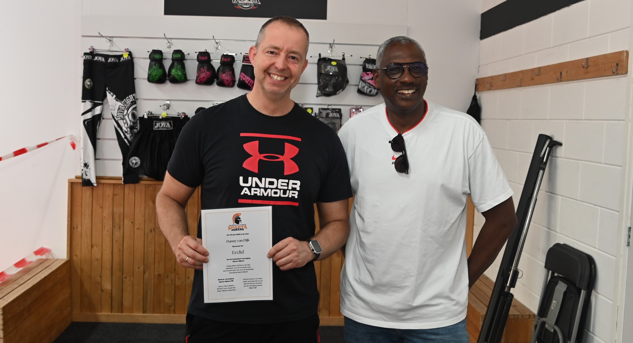 Danny van Dijk erelid van Sparta Nijkerk Basketball - Het laatste ...